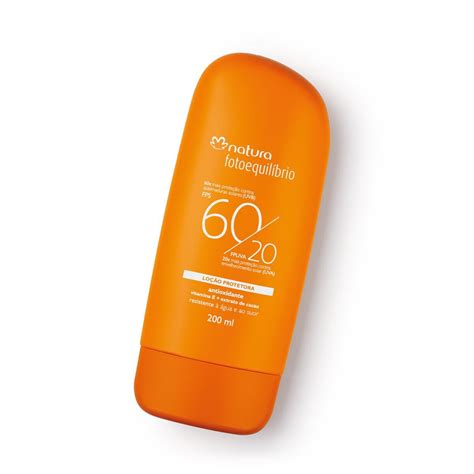 Protetor Solar Natura FPS 60 20 FPUVA 200 ML Shopee Brasil