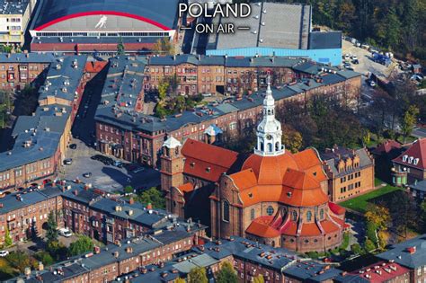 Katowice Nikiszowiec Z Lotu Ptaka II POLAND ON AIR