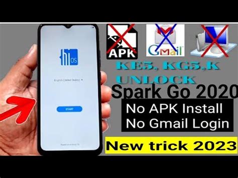 Tecno SPARK Go 2020 KE5 FRP BYPASS 2021 Without PC New Trick KE5