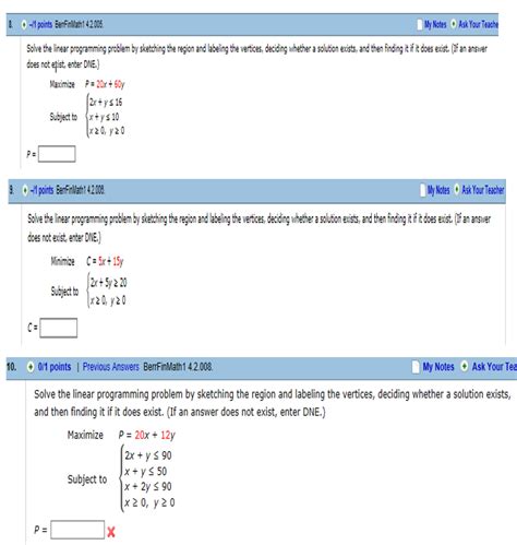 solved solve the linear programming problem by sketching the