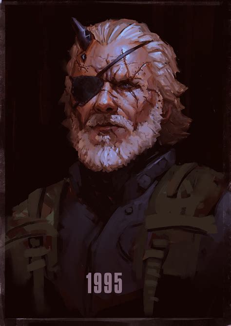 ArtStation The Big Boss Of Outer Heaven Edward Delandre Metal