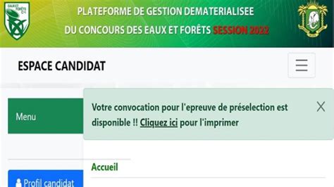 Concours Des Eaux Et Forêts 2022 Composition Epreuve De Présélection