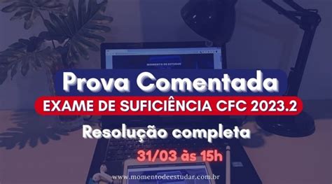 Resolução da Prova Exame de Suficiência CFC 2023 2 em vídeo Profª