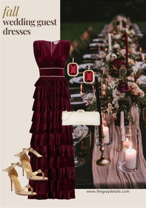 Fall Wedding Guest Dresses The Gray Details Lifestyle Blog