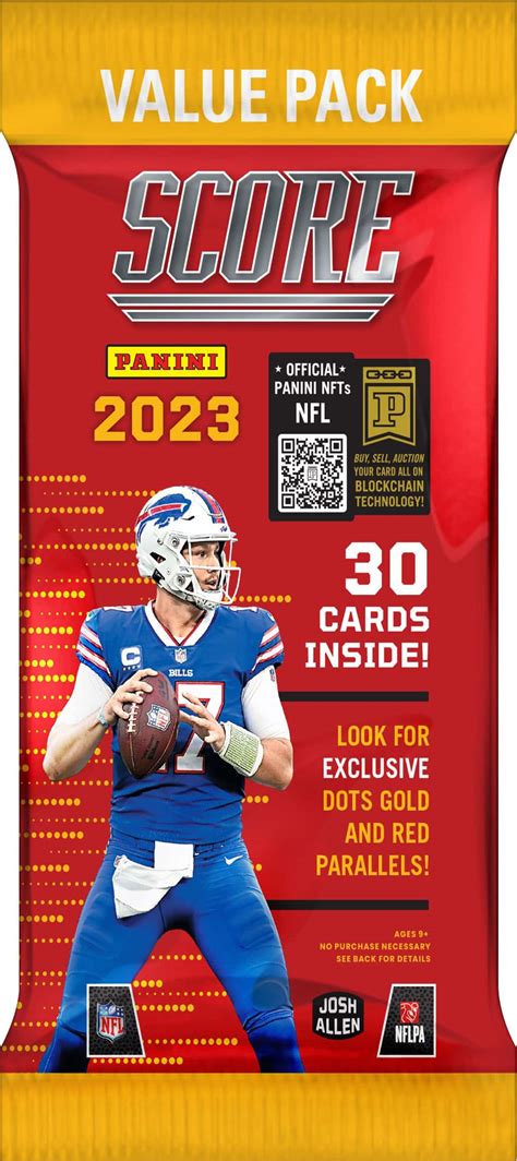 Best Buy Panini 2023 Score Football Fat Pack SP SC23FBFP