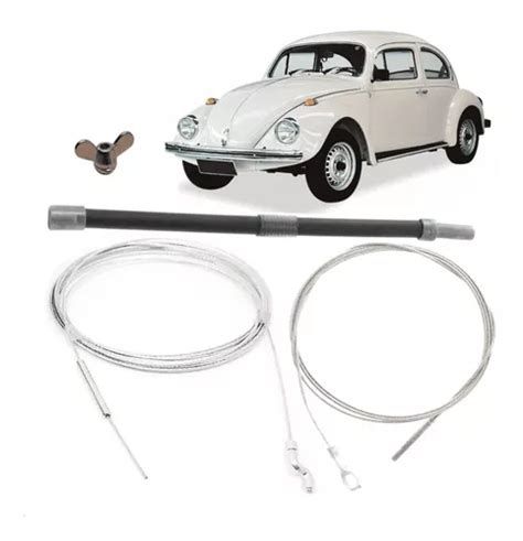 Kit Cabo Acelerador Embreagem Flexível Fusca 1300 1500 1600