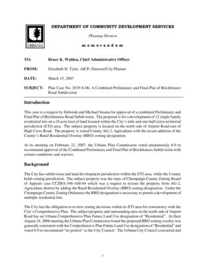 Fillable Online City Urbana Il Draft Ordinance 2007 03 029 An