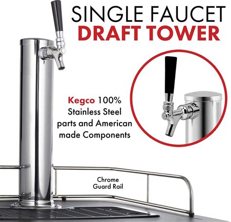 Dispensador De Cerveza De Barril Digital Kegco K309 Kegerator Acero