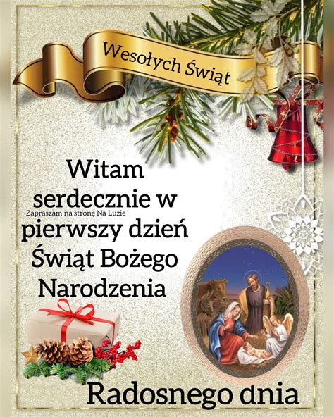 Dzie Dobry W Pierwszy Dzie Bo Ego Narodzenia Twoje Karteczki