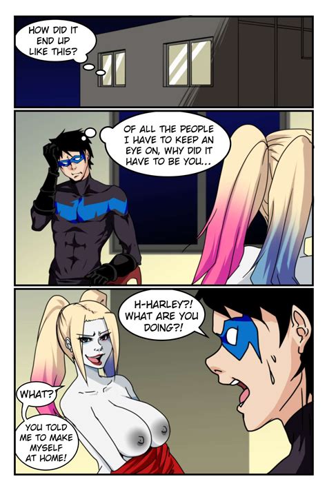 Rule 34 Ana Yanagisawa Batman Series Big Breasts Comic Dc Dc Comics Dick Grayson Harley
