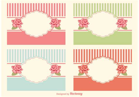 Shabby Chic Style Labels 84528 Vector Art At Vecteezy