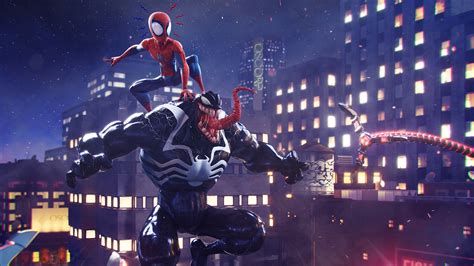 X Spider Man Vs Venom Artwork K Hd K Wallpapers Images