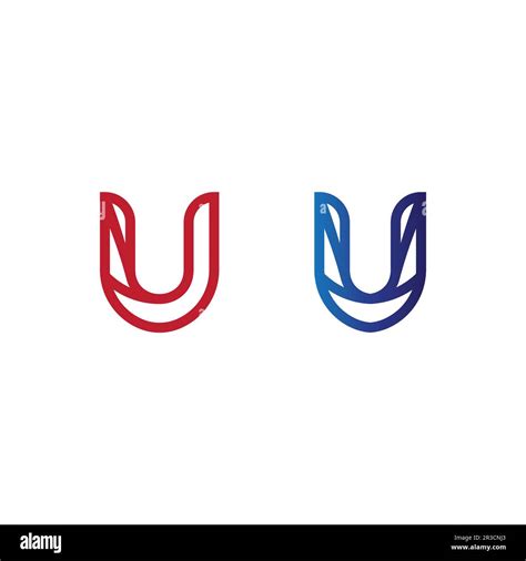 Initial Letter U Logo Business And Design Icon Vector Stock Vector