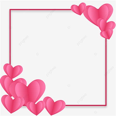 Love Heart Frame Hd Transparent Love Frame Pink Frame With Heart