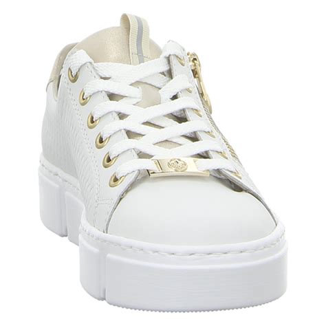 Rieker Damen Sneaker in weiß Schuhfachmann