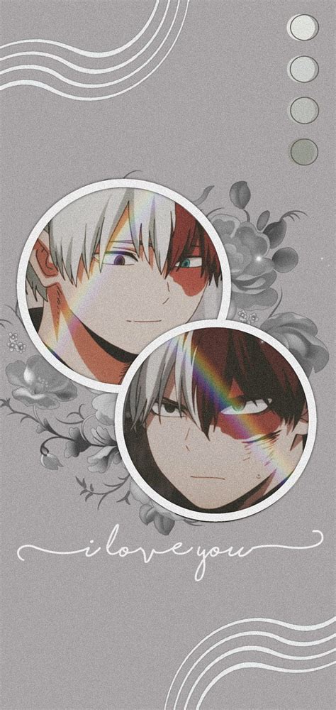 Todoroki Aesthetic Anime Bnha My Hell Akademia Mha My Hero