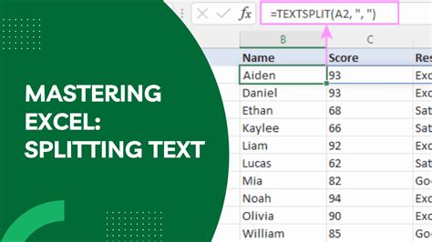 Mastering Excel A Comprehensive Guide To Splitting Text Earn Excel