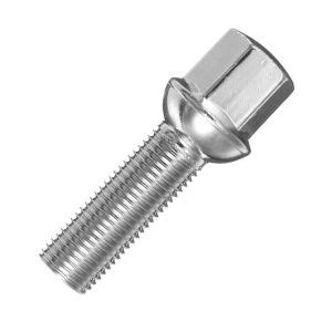 CAR ALLOY WHEEL BOLTS RADIUS SILVER M14x1 25
