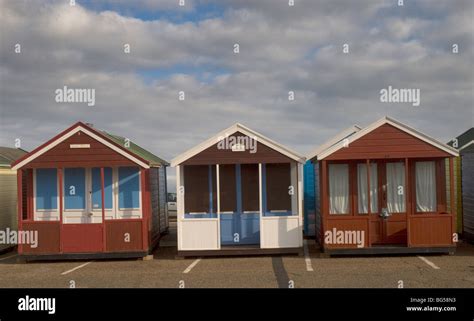 Beach Huts Southwold Suffolk England Stock Photo Alamy