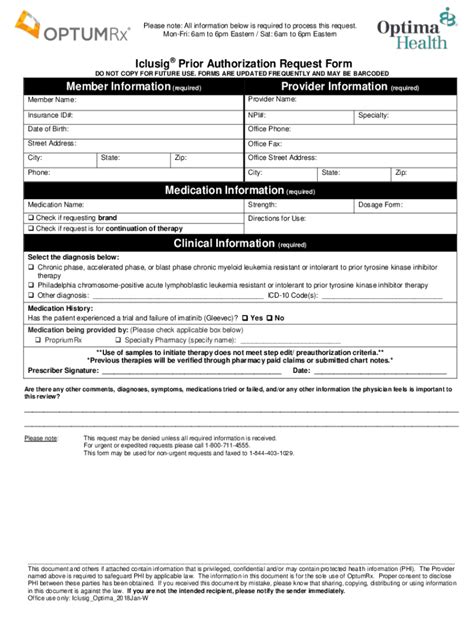 Fillable Online Tiglutik Prior Authorization Request Form Optima