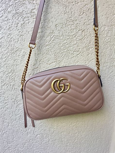 Petite Impact Review Gucci Gg Marmont Matelasse Shoulder Bag Size