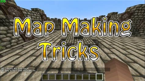 Minecraft Map Making Tricks Youtube