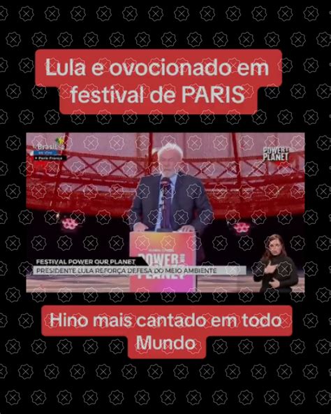 Vídeo áudio manipulado dá a entender que Lula foi vaiado em Paris