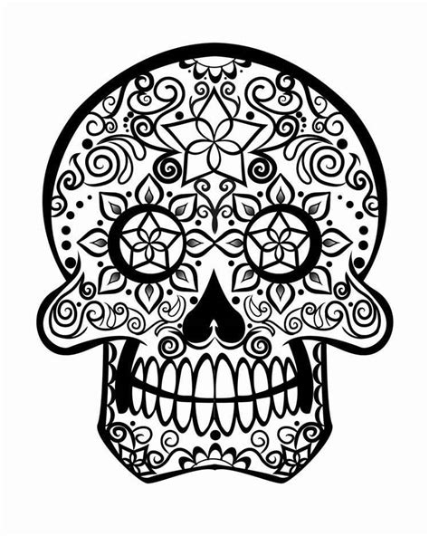 Caveira Mexicana 60 Desenhos Para Imprimir E Colorir Artesanato