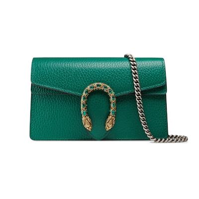 Green Dionysus Leather Super Mini Bag GUCCI Australia