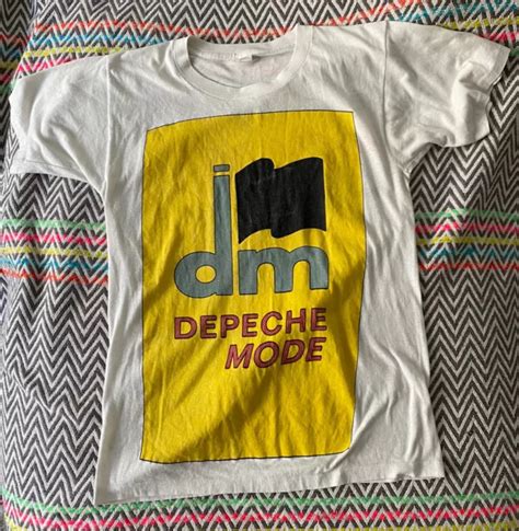 VINTAGE DEPECHE MODE Black Celebration Tour T Shirt 1986 VGC White RARE
