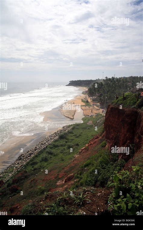 Varkala Beach Kerala India Stock Photo Alamy