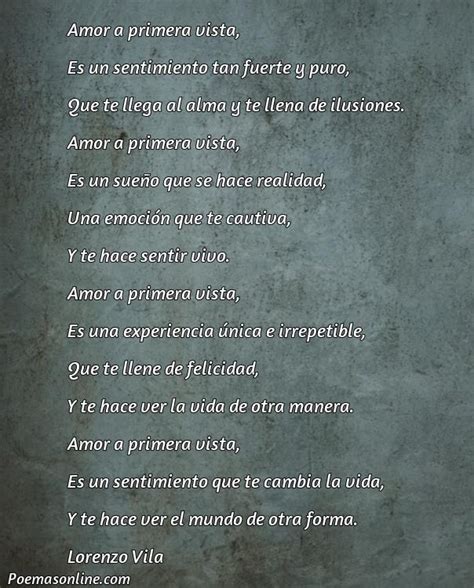 Mejores Poemas Para Amor A Primera Vista Poemas Online