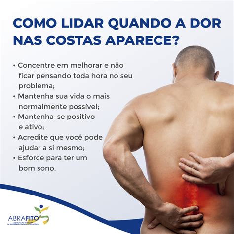 Dor Crônica nas Costas Associação Brasileira de Fisioterapia Traumato