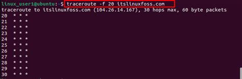 How To Install And Run Traceroute On Ubuntu Its Linux Foss