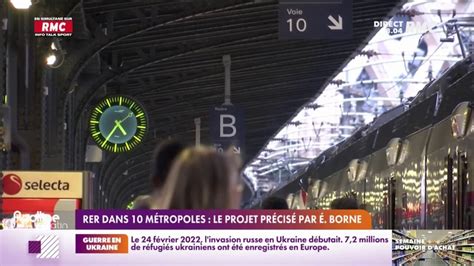 RER dans 10 métropoles le projet précisé par Elisabeth Borne