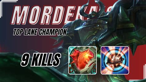 WILD RIFT HEARTSTEEL MORDEKAISER TOP LANE GAMEPLAY YouTube