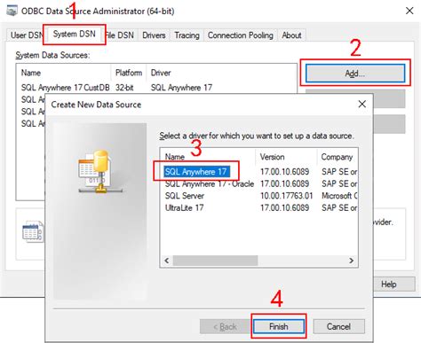 Creating The ODBC Data Source PowerServer 2021 Help