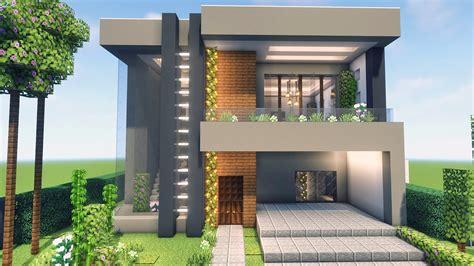 Minecraft Casa Moderna Luxuosa Tutorial Manyacraft Youtube