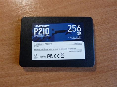 Обзор от покупателя на SSD диск PATRIOT MEMORY 2 5 P210 256Гб SATA III