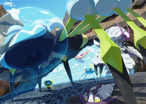 Golisopod Masquerain Surskit Wimpod Araquanid And 1 More Pokemon