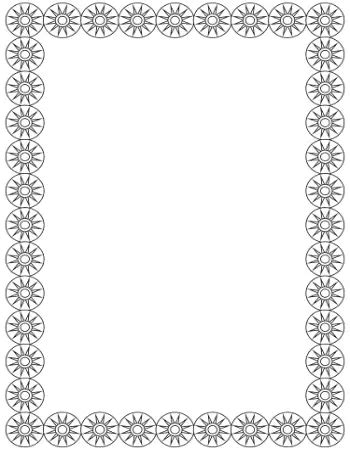Márgenes para Hojas Blancas en Formatos PNG y Word