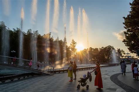Dancing Fountains On The Territory Of Old Boulevard Visitajara