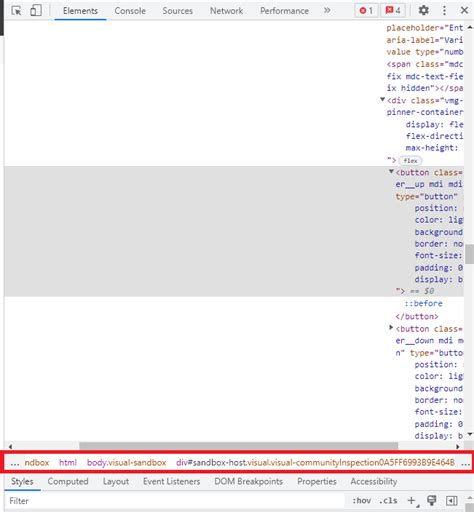 Disable Chrome Devtools Element Panel Tickertape AutoScroll Stack