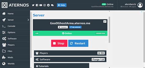 Aternos Tạo server Minecraft miễn phí và vĩnh viễn Download vn