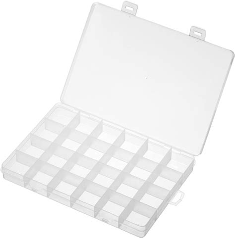 Pojemnik NA KORALIKI Drobiazgi Śrubki Organizer XL 24 Przegródki 4636