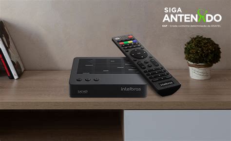 Receptor digital de TV via Satélite c gravador RDS 840 Intelbras