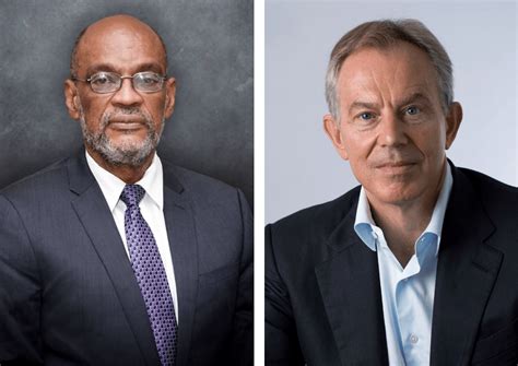 Ex Primer Ministro Brintanico Tony Blair Se Reune Con Presidente