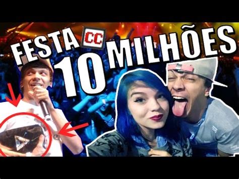 FESTA 10 MILHÕES CANAL CANALHA Placa de DIAMANTE YouTube