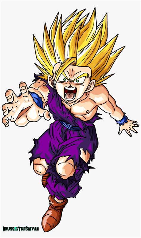 Super Saiyan Teen Gohan By Brusselthesaiyan Gohan Saga Cell Free