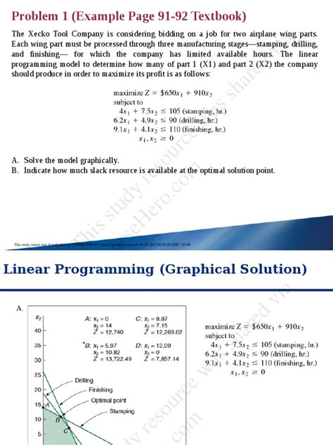 lp graphical solution problems pdf linear programming computer science